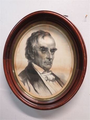 Transitional Design Online Auctions - Daniel Webster Portrait