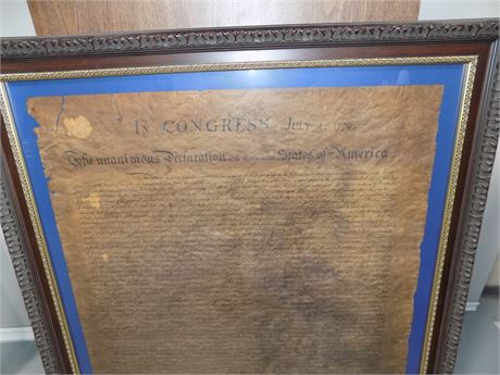 Transitional Design Online Auctions - Declaration of Independence Full ...