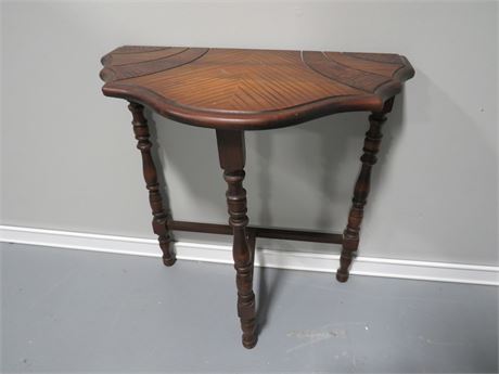 Transitional Design Online Auctions - Antique Demilune Table
