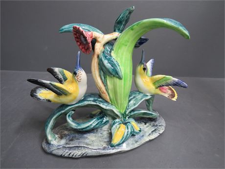 Transitional Design Online Auctions - STANGL Pottery Double Hummingbird ...