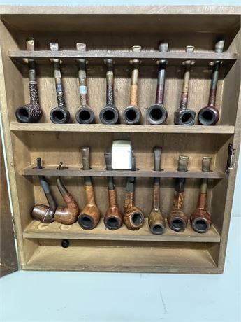 Transitional Design Online Auctions - Pipe Display Cabinet / Pipes / 16