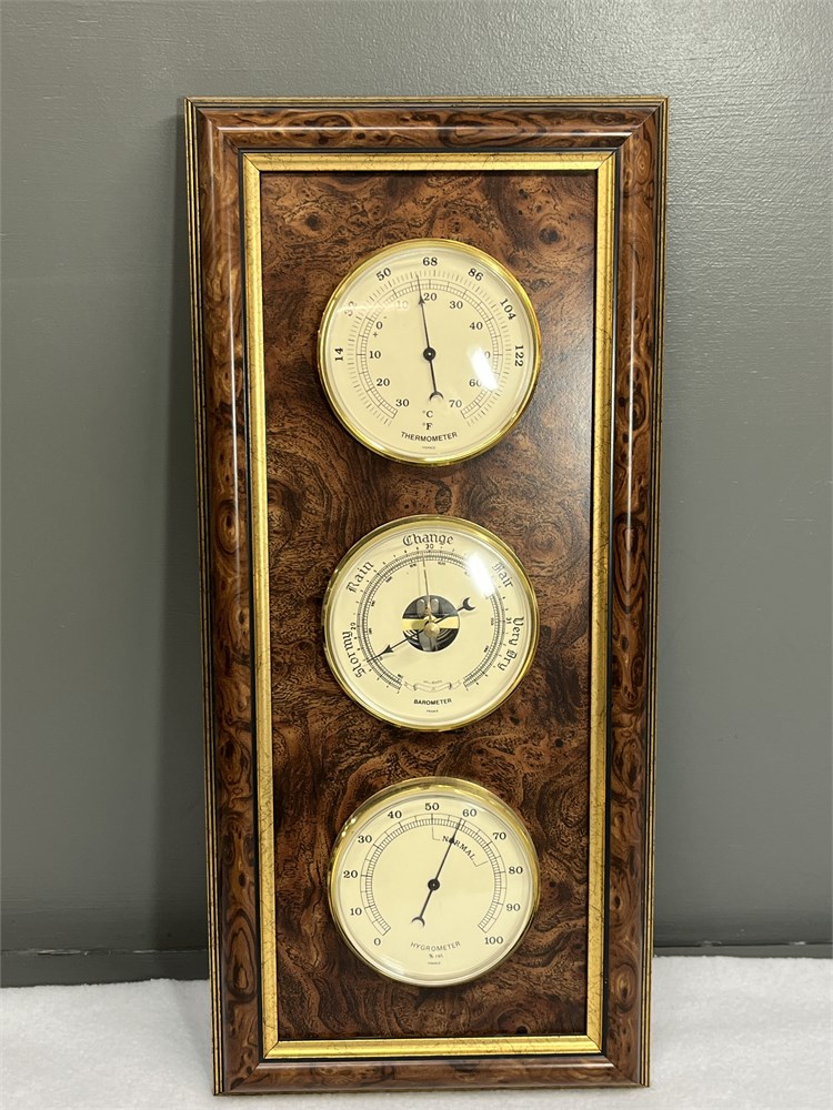 Transitional Design Online Auctions - Thermometer, Barometer, Hygrometer