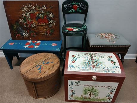 Transitional Design Online Auctions - Country Style Home Decor