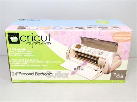 Transitional Design Online Auctions - Provo Craft 24" Cricut Expression ...