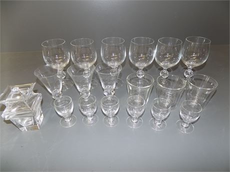 Transitional Design Online Auctions - Crystal Glass Collection