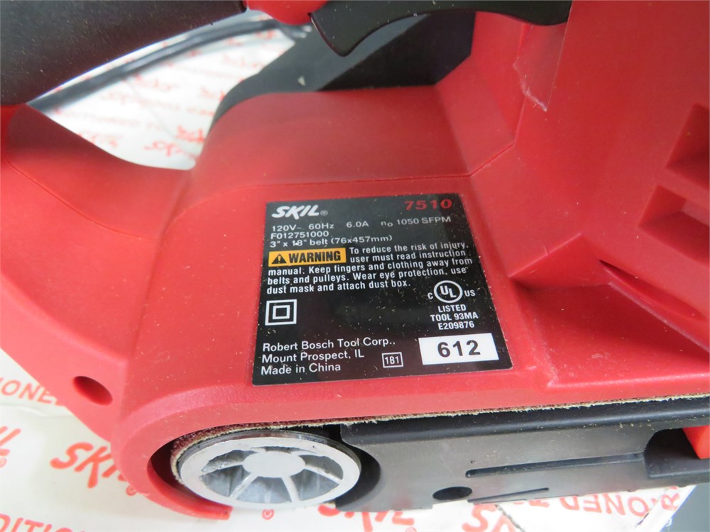 Transitional Design Online Auctions - SKIL Belt Sander 7510-RT Factory ...