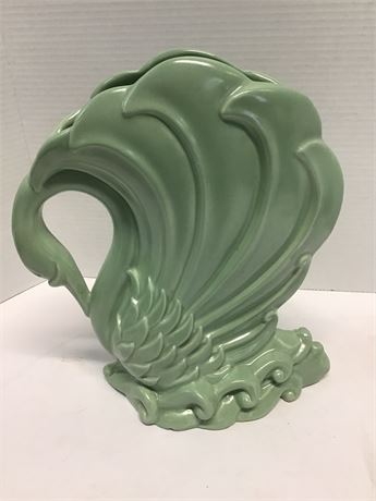 Transitional Design Online Auctions - Vintage Haeger Swan Bird Ceramic ...