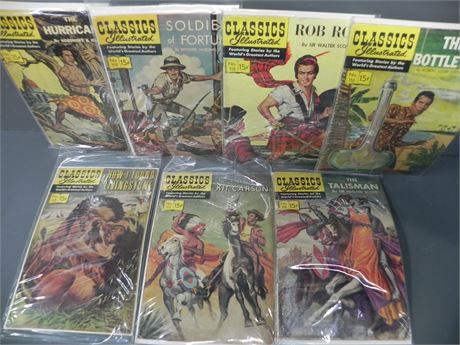 Transitional Design Online Auctions - Classics Illustrated Comic Books ...