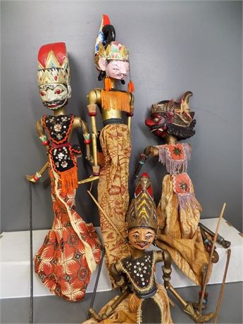 Transitional Design Online Auctions - Indonesian Stick Puppets
