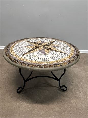 Transitional Design Online Auctions - Mosiac Side Table