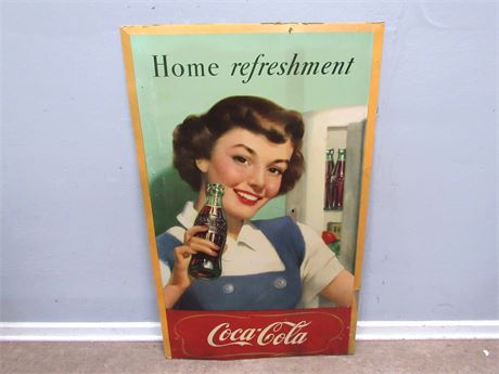 Transitional Design Online Auctions - Coca-Cola Ad Home Refreshment ...