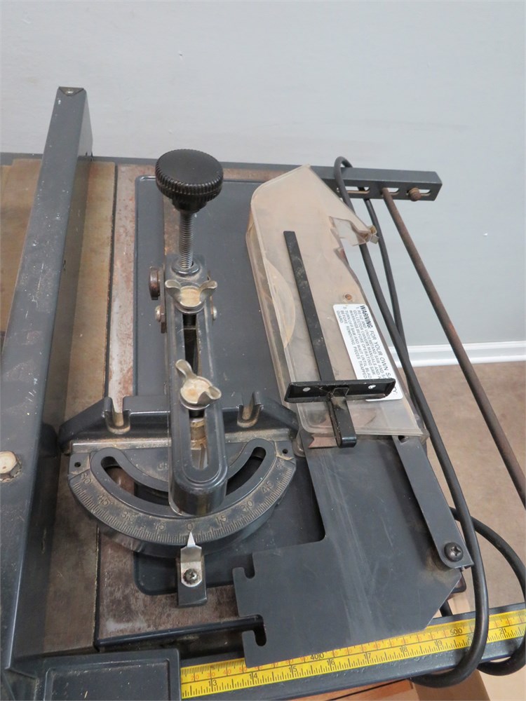 Transitional Design Online Auctions - CRAFTSMAN 10-inch Table Saw w/Accessories & Blades