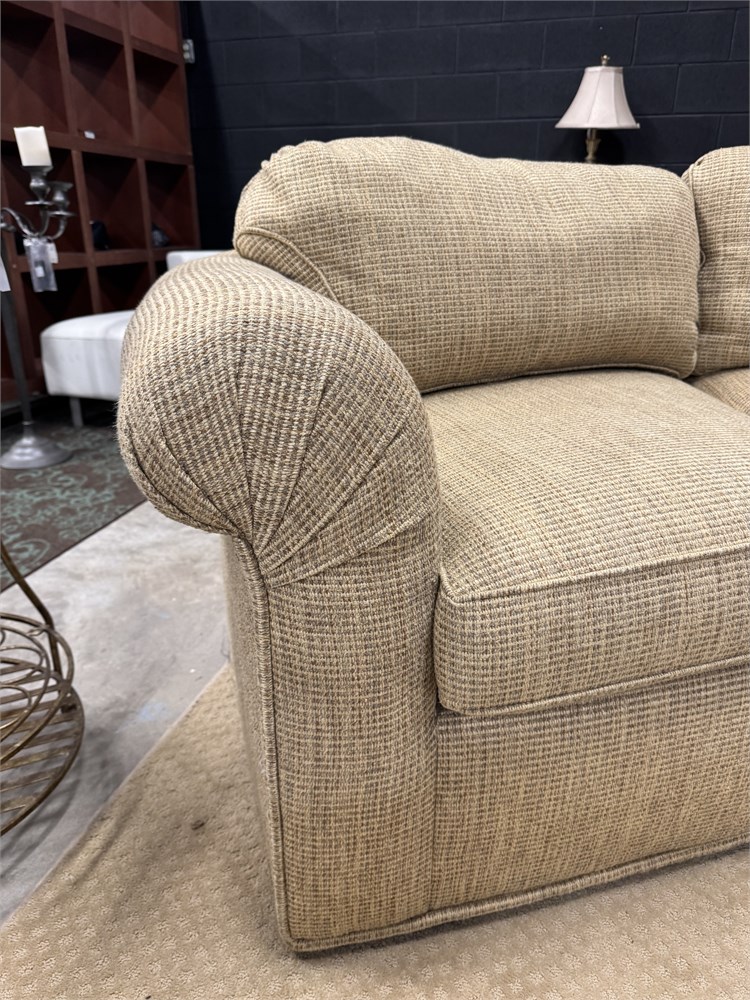 Transitional Design Online Auctions - Sherrill Curved Back Sofa