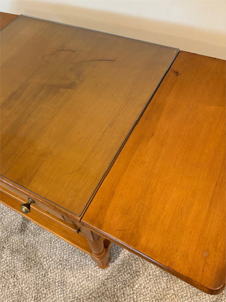 Transitional Design Online Auctions - CONANT-BALL Rock Maple Drop Leaf ...