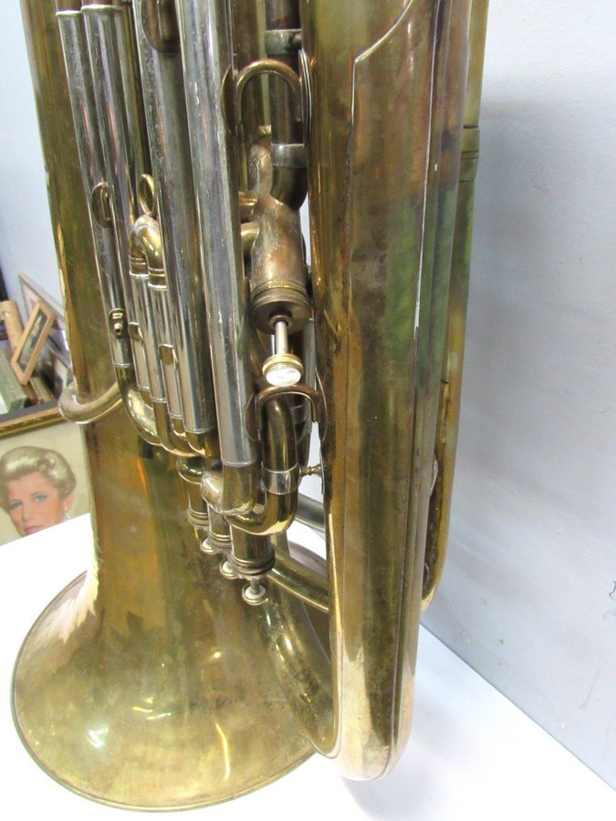 Transitional Design Online Auctions - Besson - England Tuba - Vintage ...