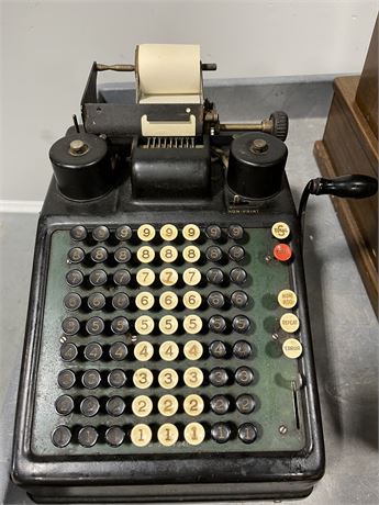 Transitional Design Online Auctions - Adding Machine / Vintage / Burroughs