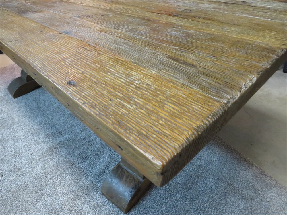 Transitional Design Online Auctions - ARHAUS Rustic Pine Barnwood ...