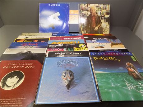 Transitional Design Online Auctions - Classic Rock LP Record Collection