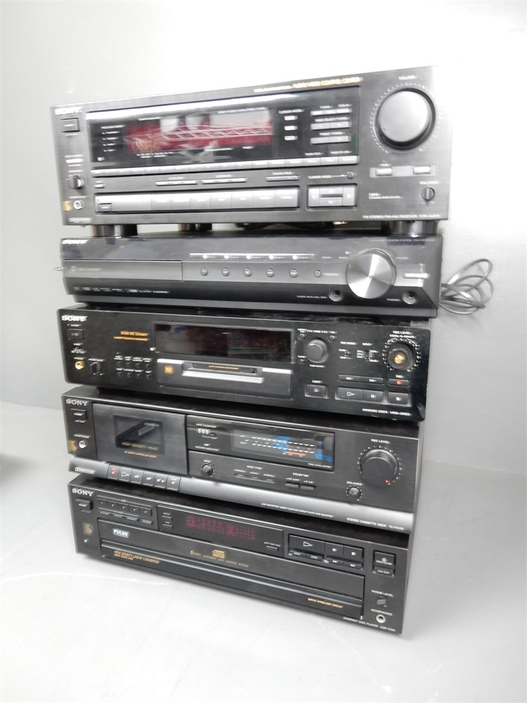 Transitional Design Online Auctions - Sony Receiver / Disc Changer ...