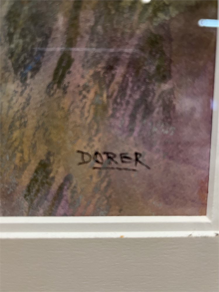 Transitional Design Online Auctions - Jan Dorer / Original Watercolor