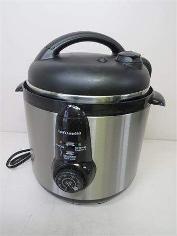 Transitional Design Online Auctions - COOKS ESSENTIALS 6-Quart Pressure ...