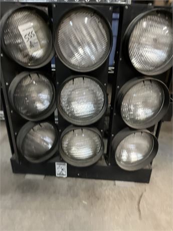 Transitional Design Online Auctions - Professional 9 Light Maxi Lite