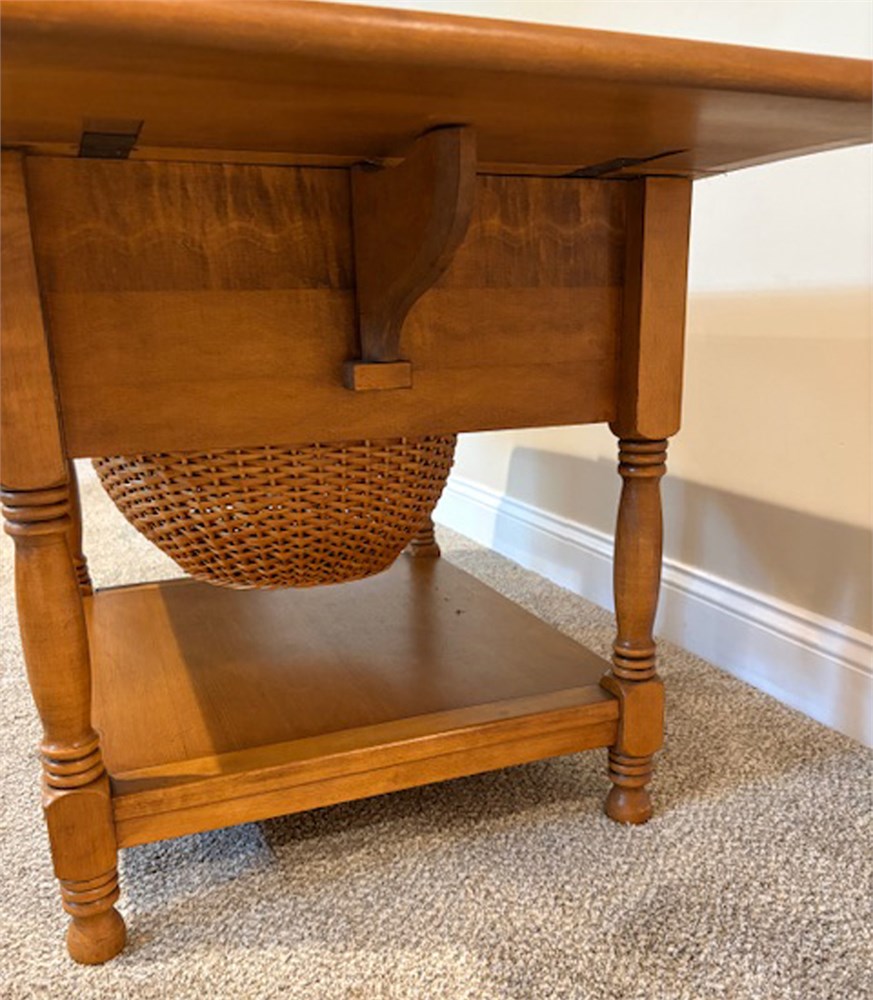 Transitional Design Online Auctions - CONANT-BALL Rock Maple Drop Leaf ...