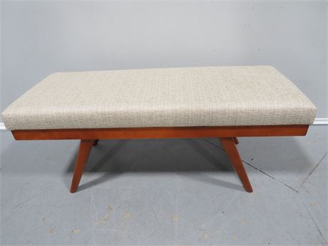Transitional Design Online Auctions - Danish Modern Mid Century Style Bench