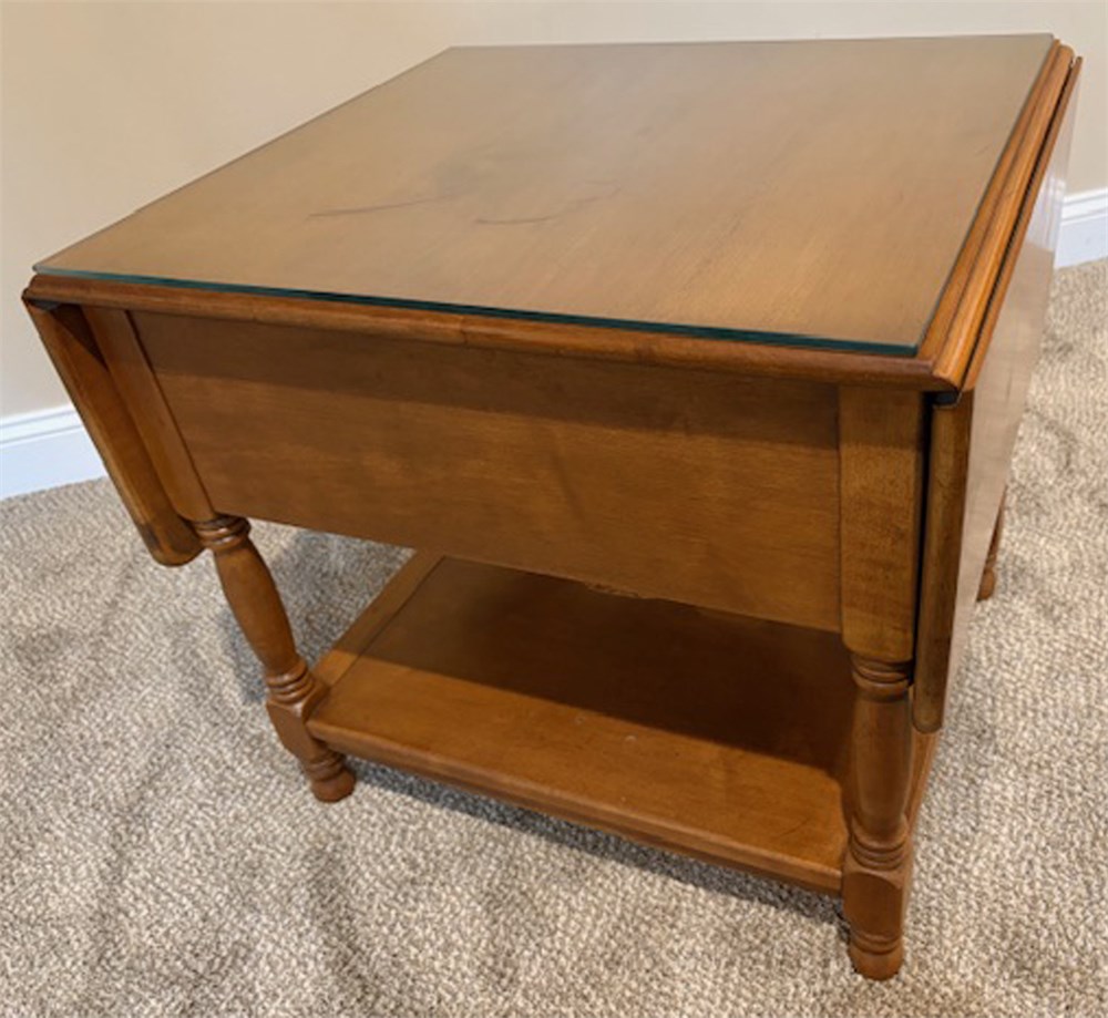 Transitional Design Online Auctions - CONANT-BALL Rock Maple Drop Leaf ...