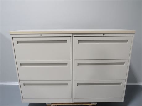 Transitional Design Online Auctions - STEELCASE Lateral Filing Cabinet
