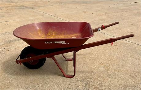 Transitional Design Online Auctions - True Temper Wheelbarrow