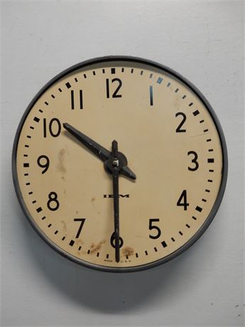 Transitional Design Online Auctions - IBM Industrial Wall Clock