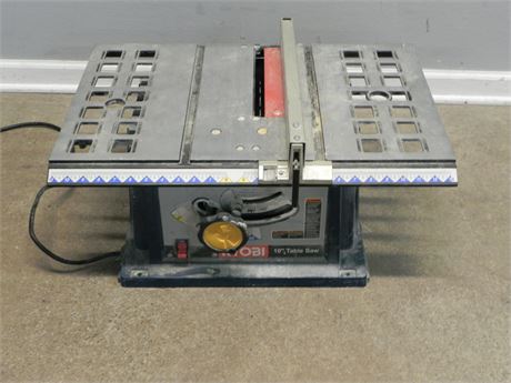 Transitional Design Online Auctions - Ryobi 10'' Table Saw
