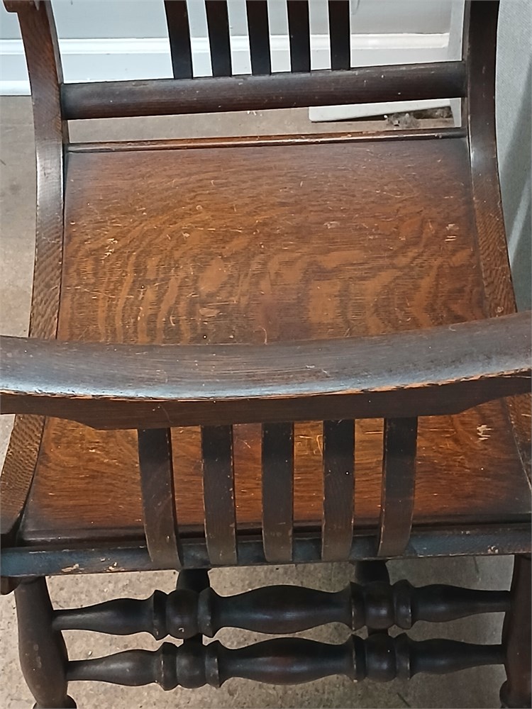 Transitional Design Online Auctions - Antique Victorian Bustle Chair ...