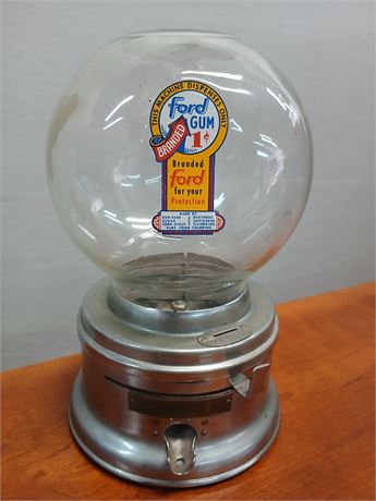Transitional Design Online Auctions - Ford Gumball Machine / 1950s-60s