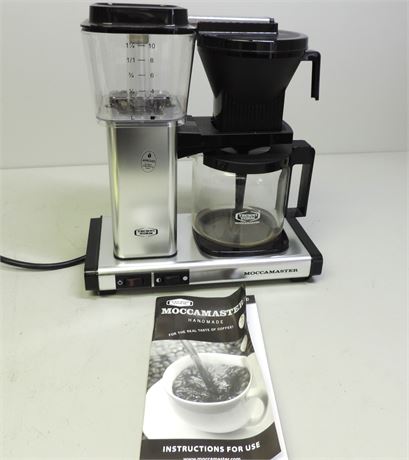 Transitional Design Online Auctions - MOCCAMASTER Techniform Coffee Brewer