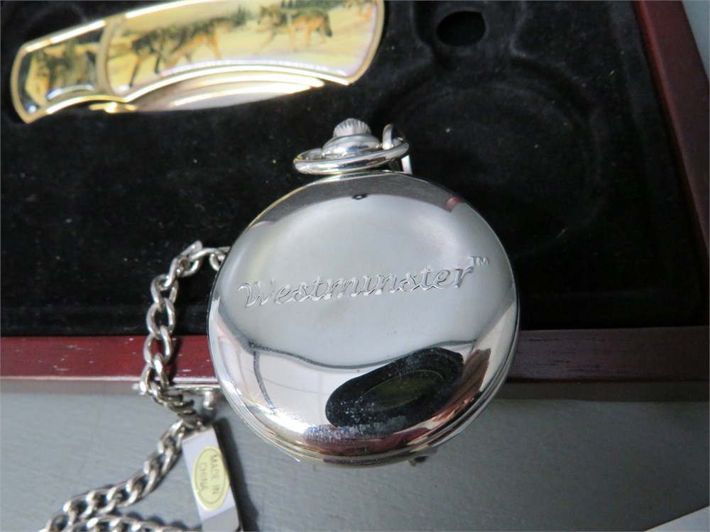 Transitional Design Online Auctions - Westminster Al Agnew Wolf Pocket ...