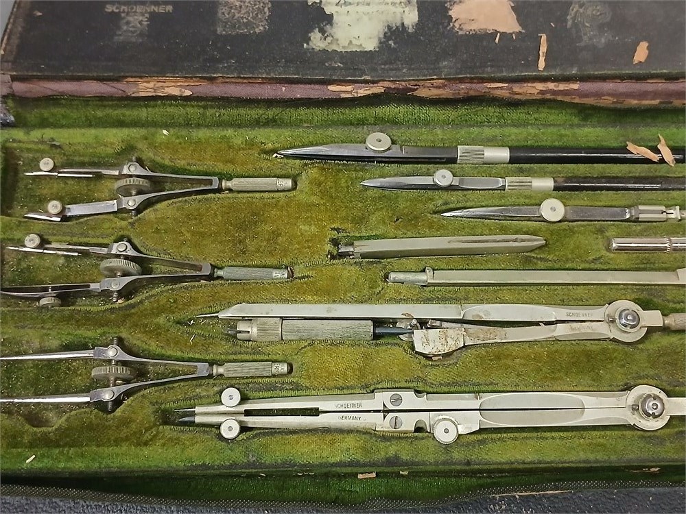Transitional Design Online Auctions - 1940's German Drafting Tool Set