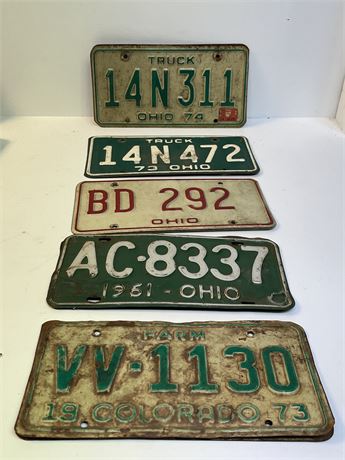 Transitional Design Online Auctions - License Plates