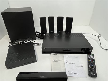 Transitional Design Online Auctions - Sony Wireless Surround Sound Kit