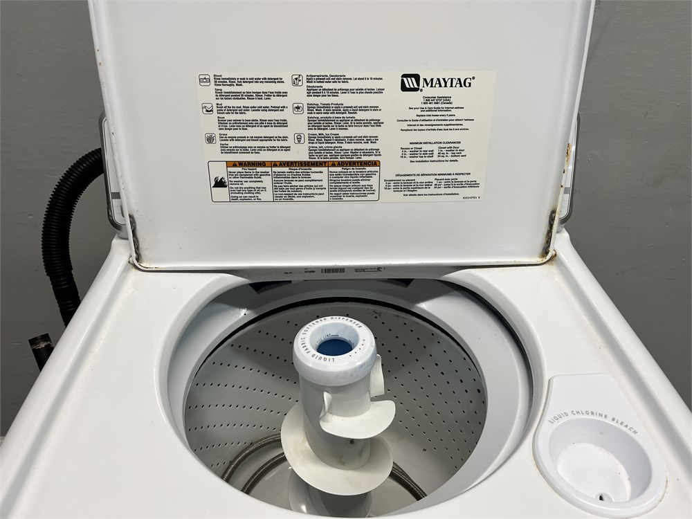 Transitional Design Online Auctions - Maytag Washing Machine
