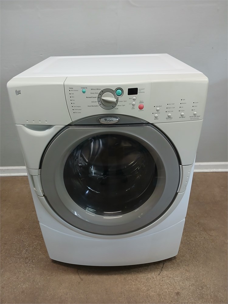 Transitional Design Online Auctions - Whirlpool Duet Washing Machine
