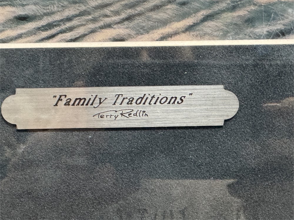 Transitional Design Online Auctions - Wall Art-by Terry Redlin "Family ...