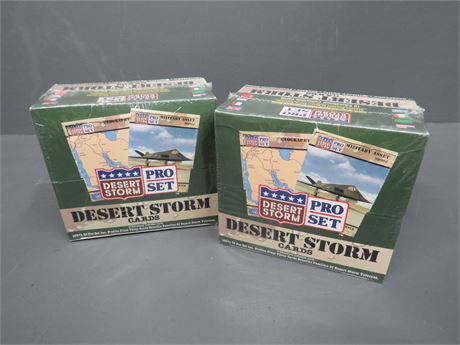 Transitional Design Online Auctions - Desert Storm Pro Set Collector Cards