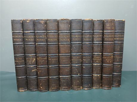 Transitional Design Online Auctions - Antique "The Works of John Wilson ...