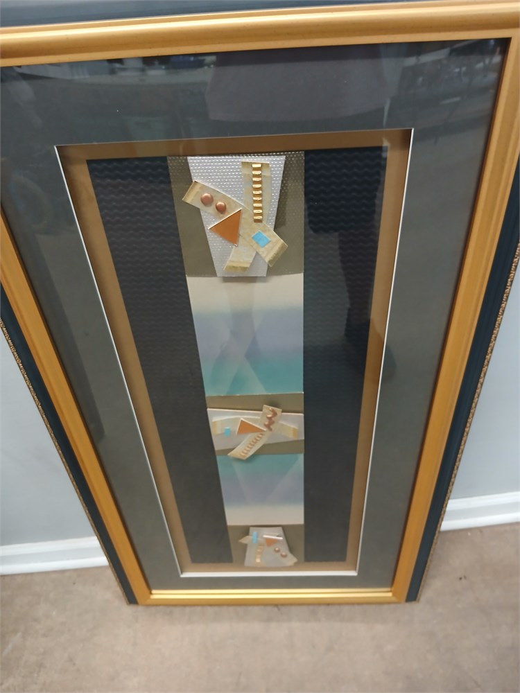 Transitional Design Online Auctions - Broe Original "Mixed Media ...