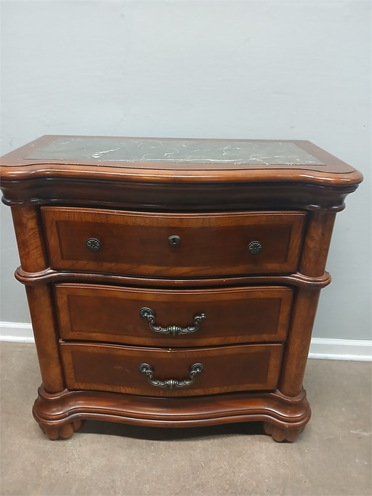 Transitional Design Online Auctions - Traditional Bed Side Table