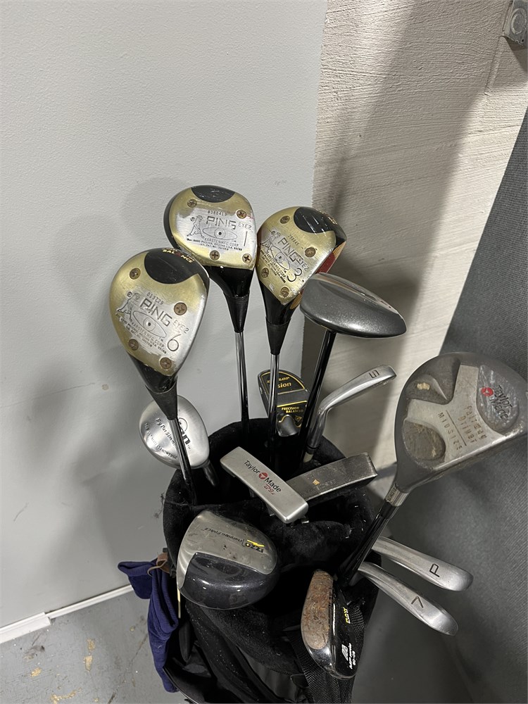 Transitional Design Online Auctions - Golf Bag / Clubs / Presentation ...
