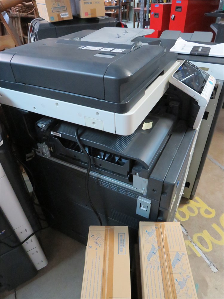 Transitional Design Online Auctions - Konica Minolta Bizhub C754 ...