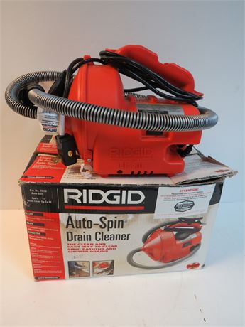 Transitional Design Online Auctions - RIDGID Auto-Spin Drain Cleaner